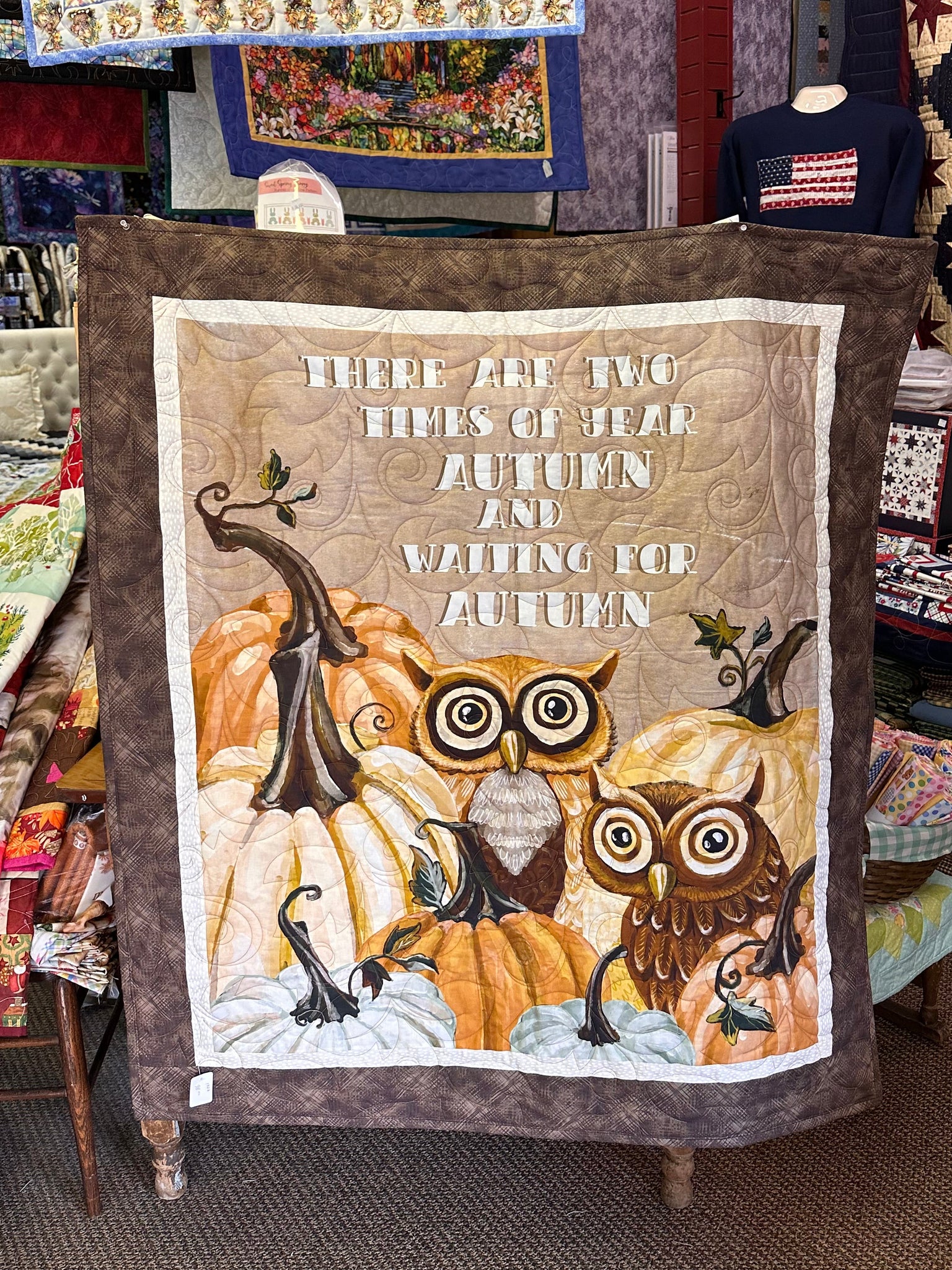 Autum Wall Hanging | Log Cabin Quilt Shop