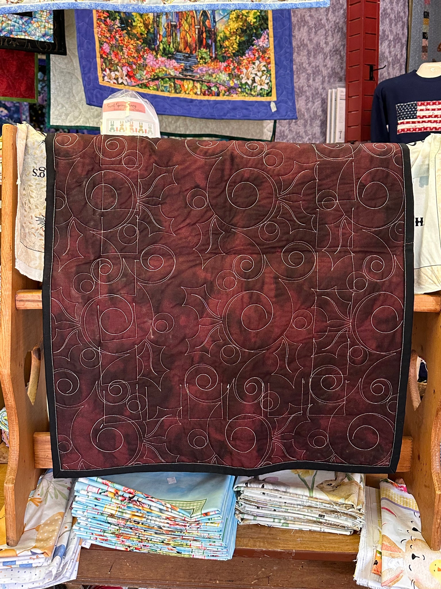 Christmas Wall Hanging | Log Cabin Quilt Shop