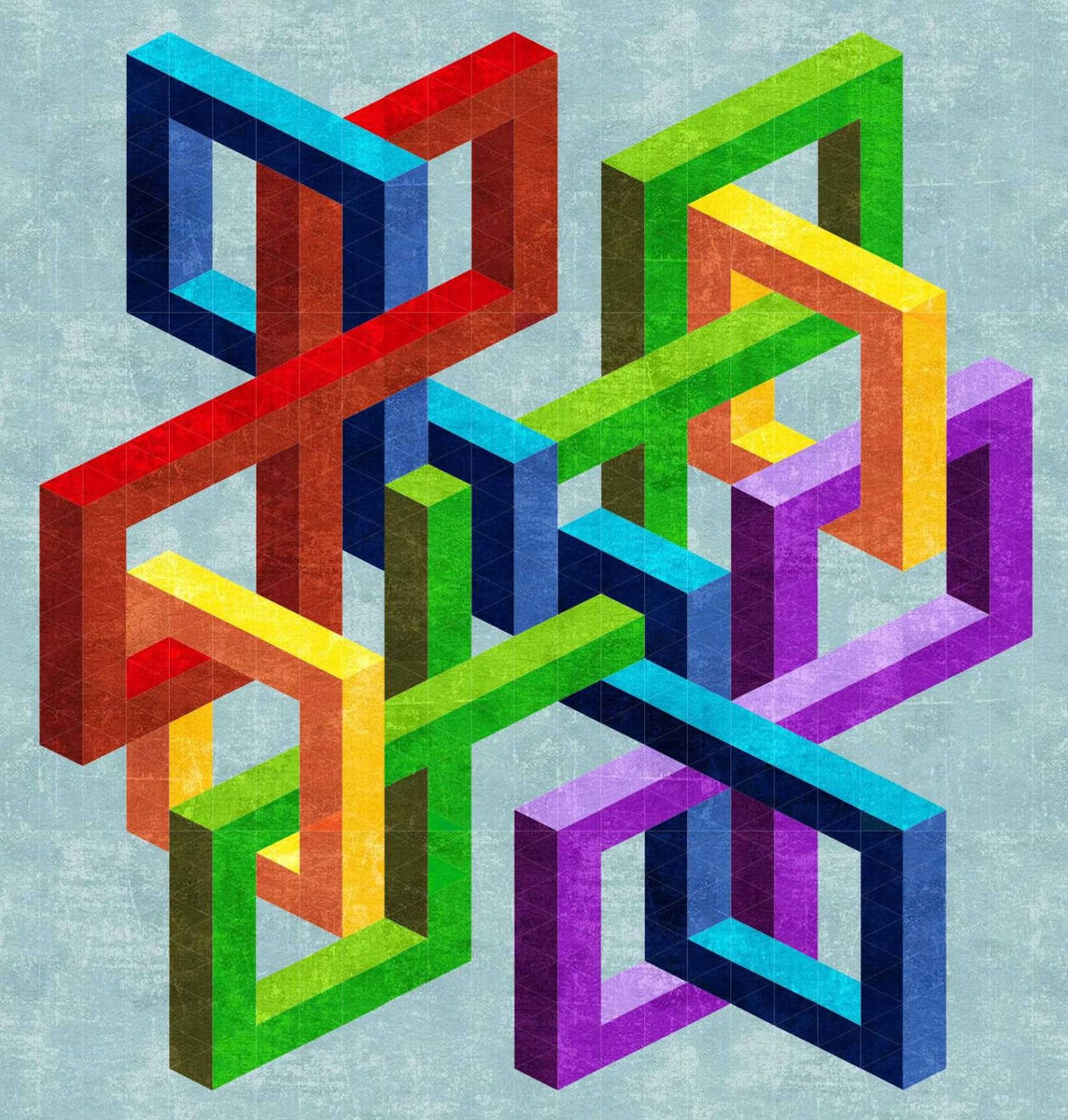 Gnarly Quilt Kit | Log Cabin Quilt Shop